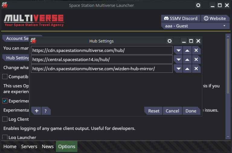 Launcher v4 – Space Station Multiverse